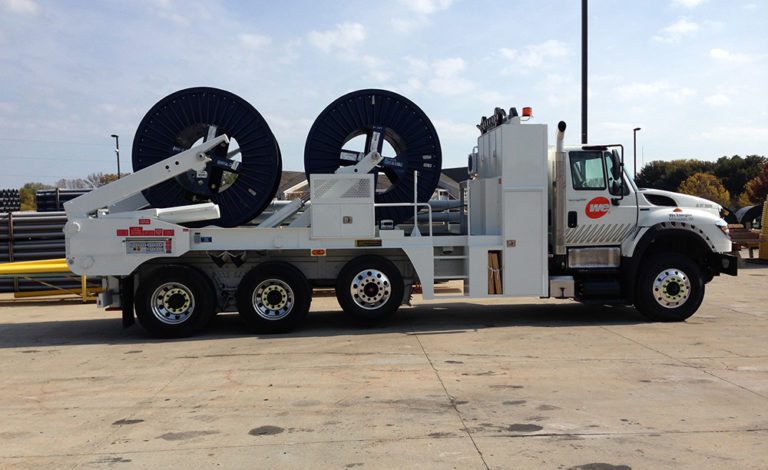 Dejana Tandem Reel Loader - Dejana Truck & Utility Equipment